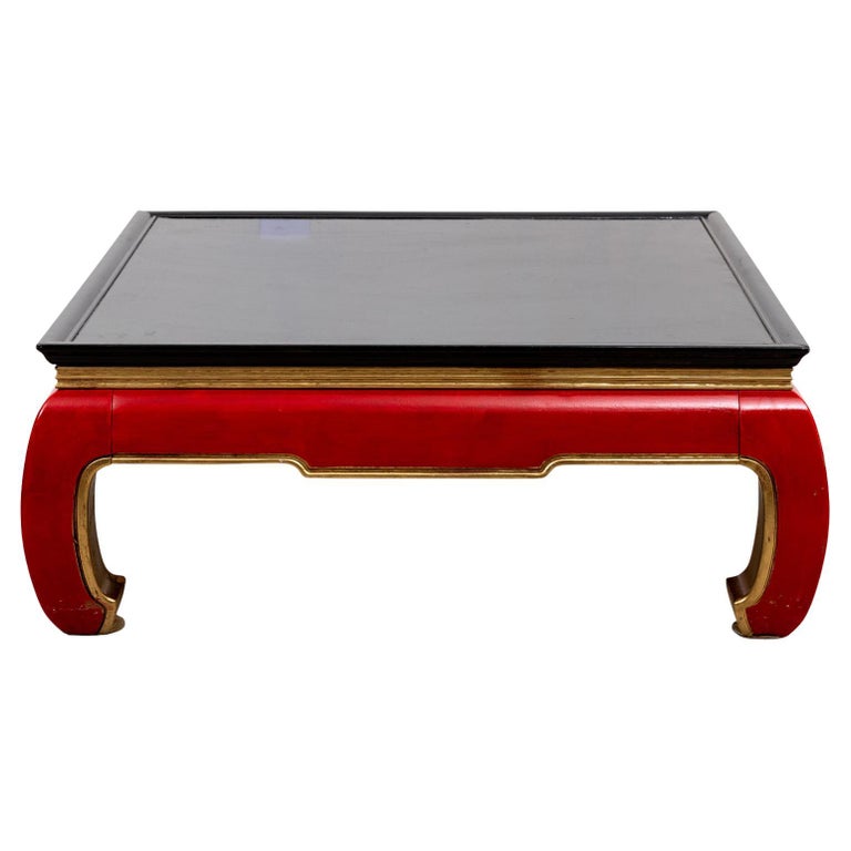Asian Style Square Coffee Table For Sale at 1stDibs | asian style ...
