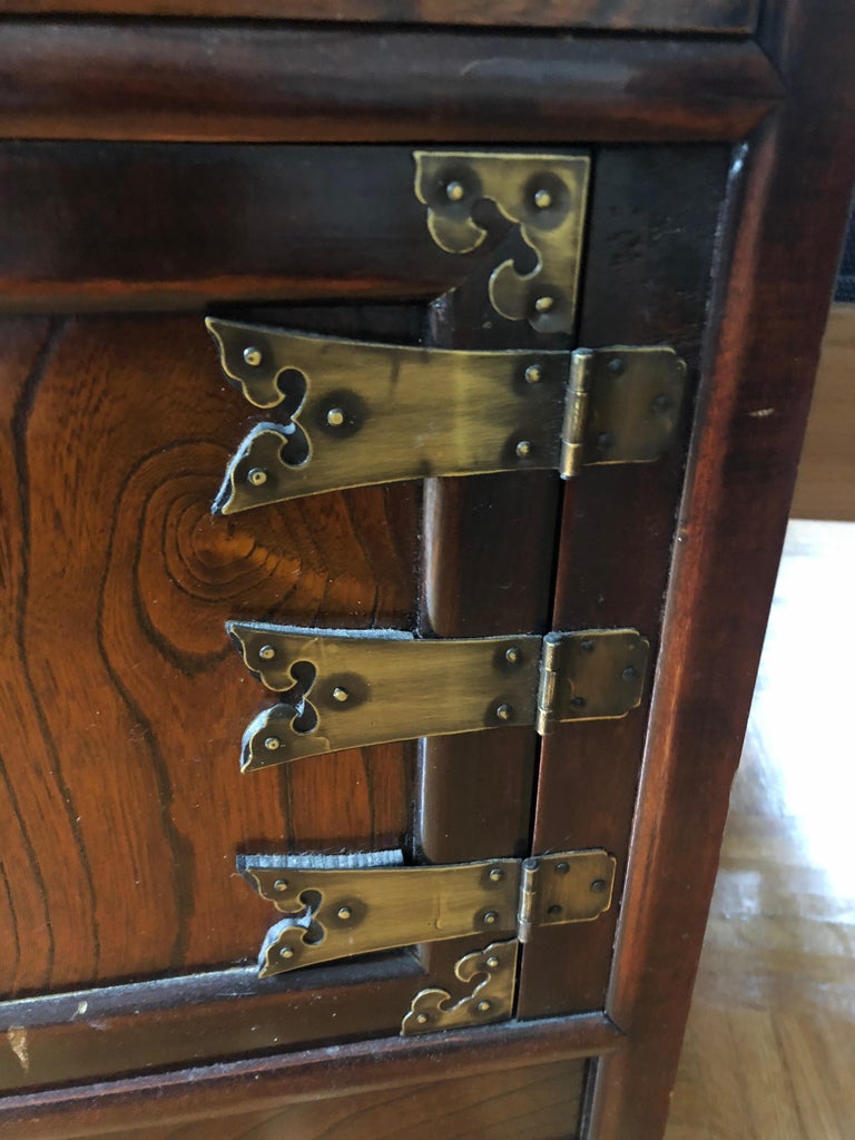 Asian Style Wood and Brass Étagère Bookshelf at 1stDibs | asian ...