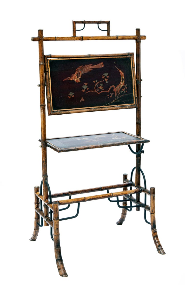 Asian Two Tier Tray Table For Sale at 1stDibs