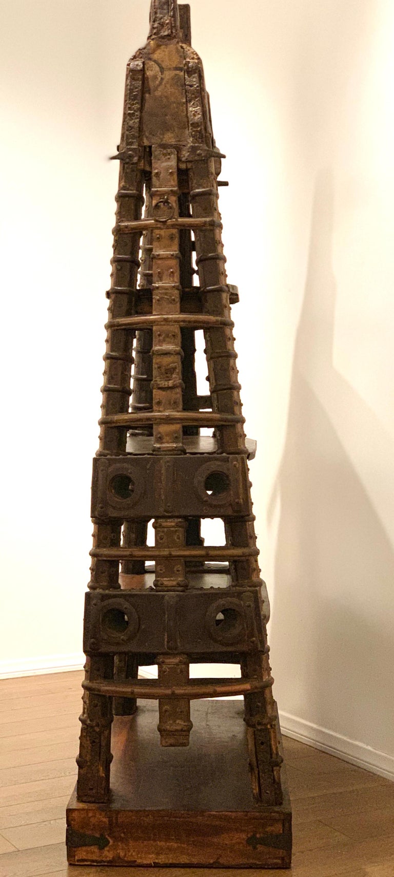 Asian Weathered Tall shell For Sale at 1stDibs