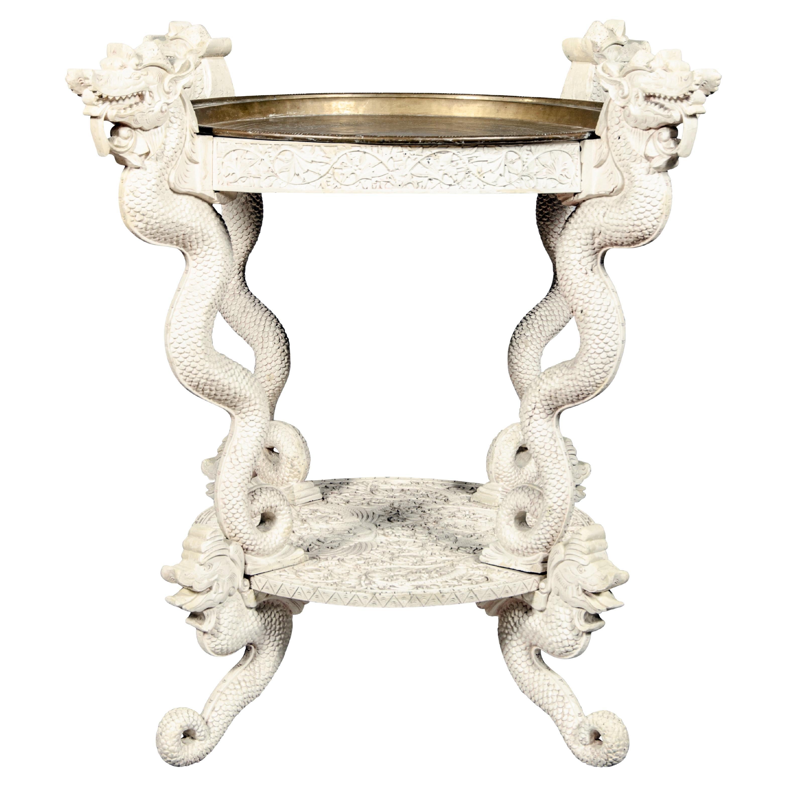 Asian Alter Table in Red Finish For Sale at 1stDibs