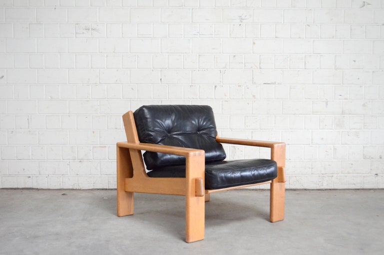 Asko Bonanza Leather Chair design Esko Pajamies For Sale at 1stDibs ...