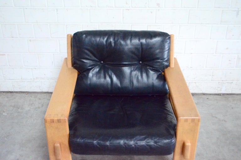 Asko Bonanza Leather Chair design Esko Pajamies For Sale at 1stDibs ...