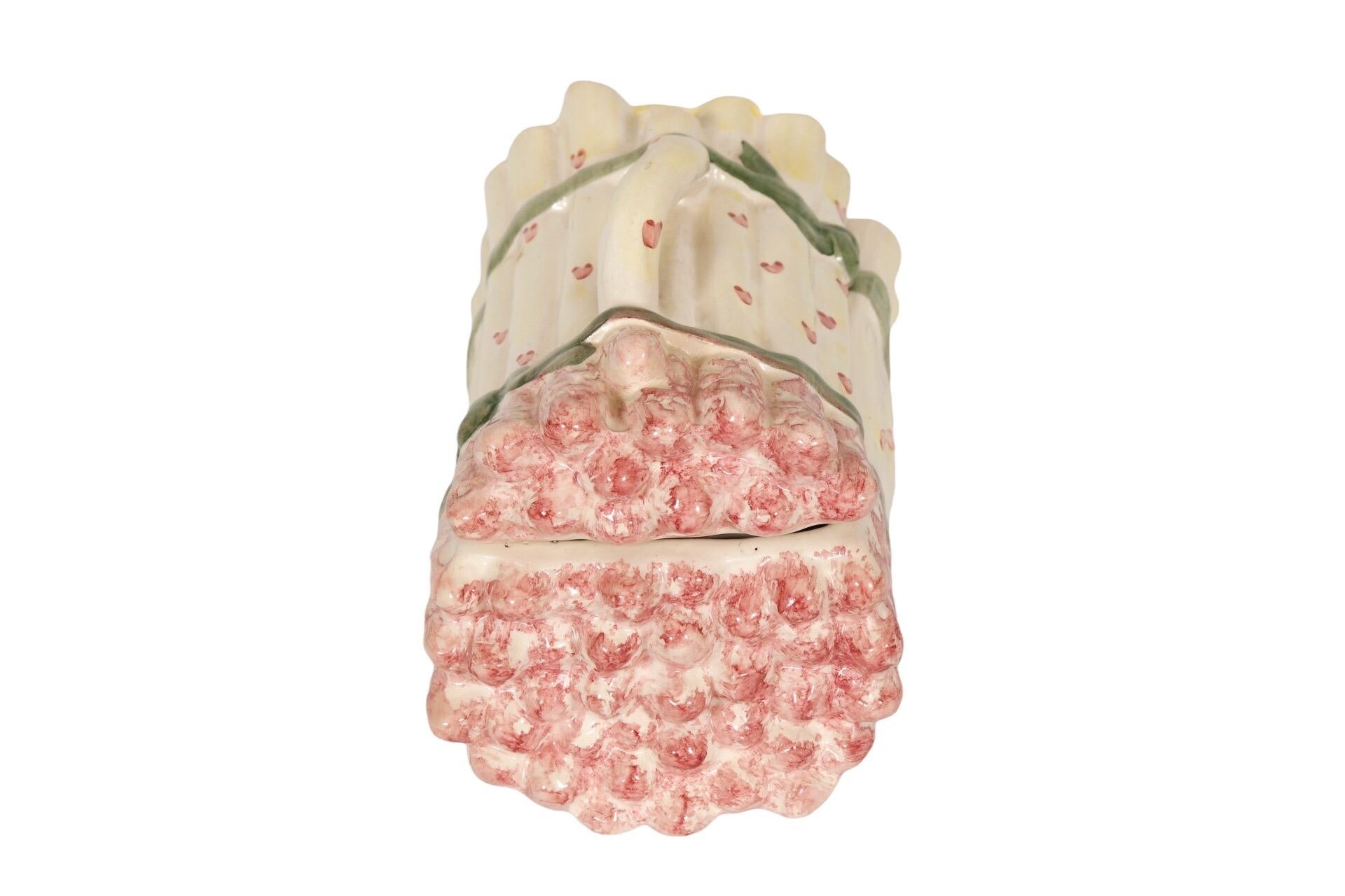 Asparagus Ceramic Serving Dish For Sale at 1stDibs