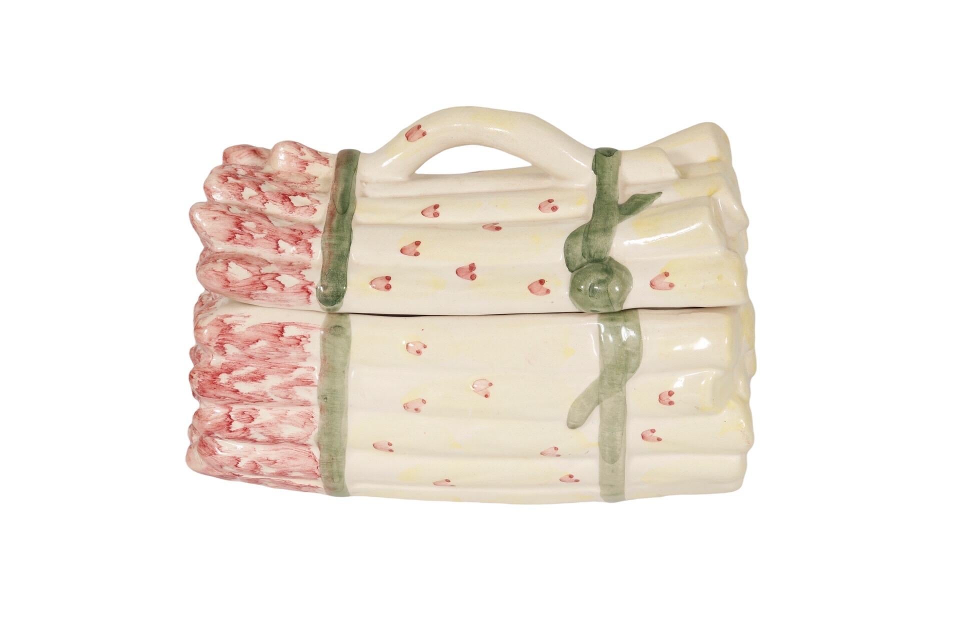 Asparagus Ceramic Serving Dish For Sale at 1stDibs