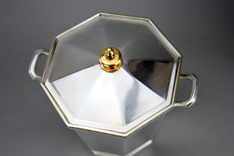 Asprey and Co, Heavy Solid Silver Ice Bucket, London, 1979 For Sale at ...