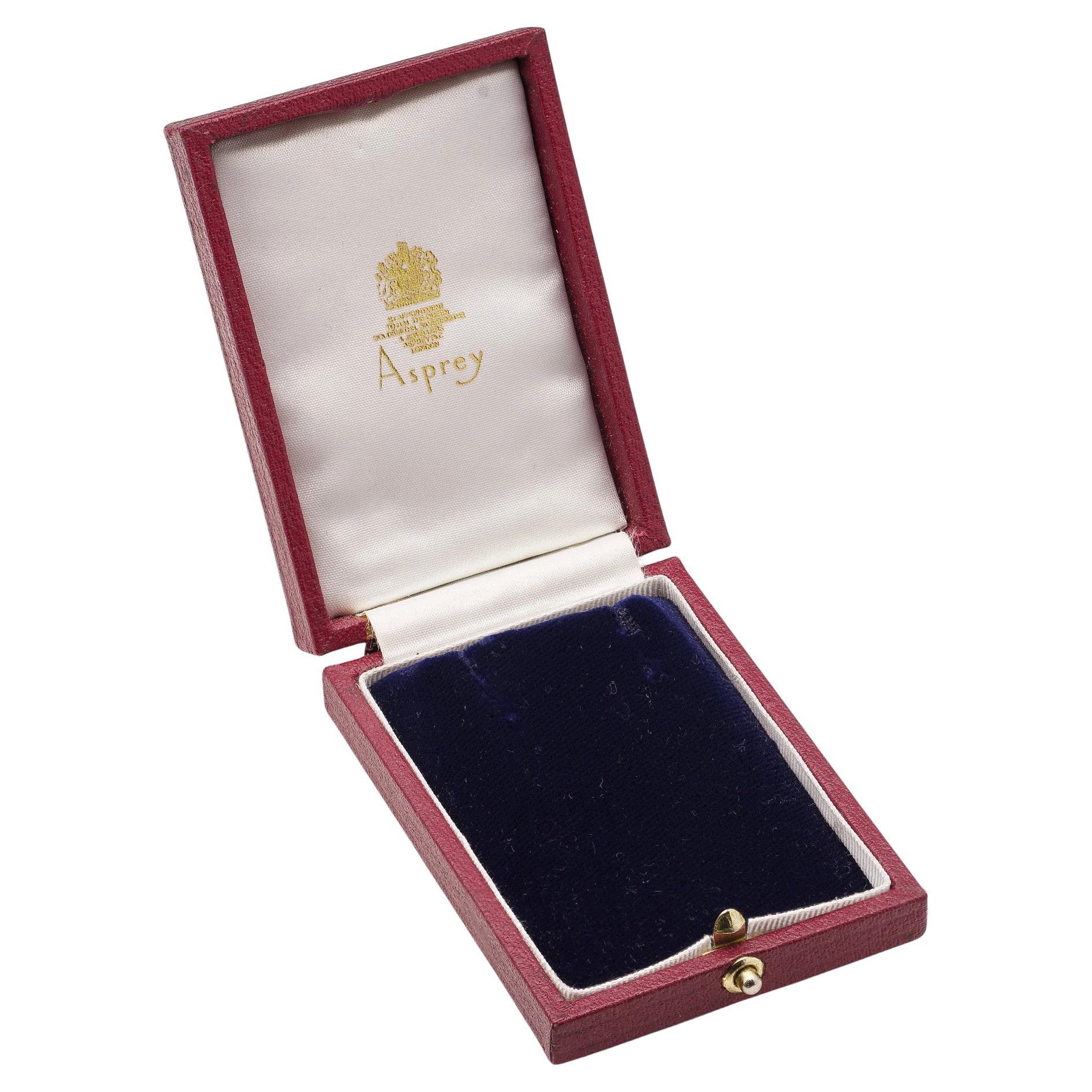 Asprey Cufflinks Box For Sale at 1stDibs