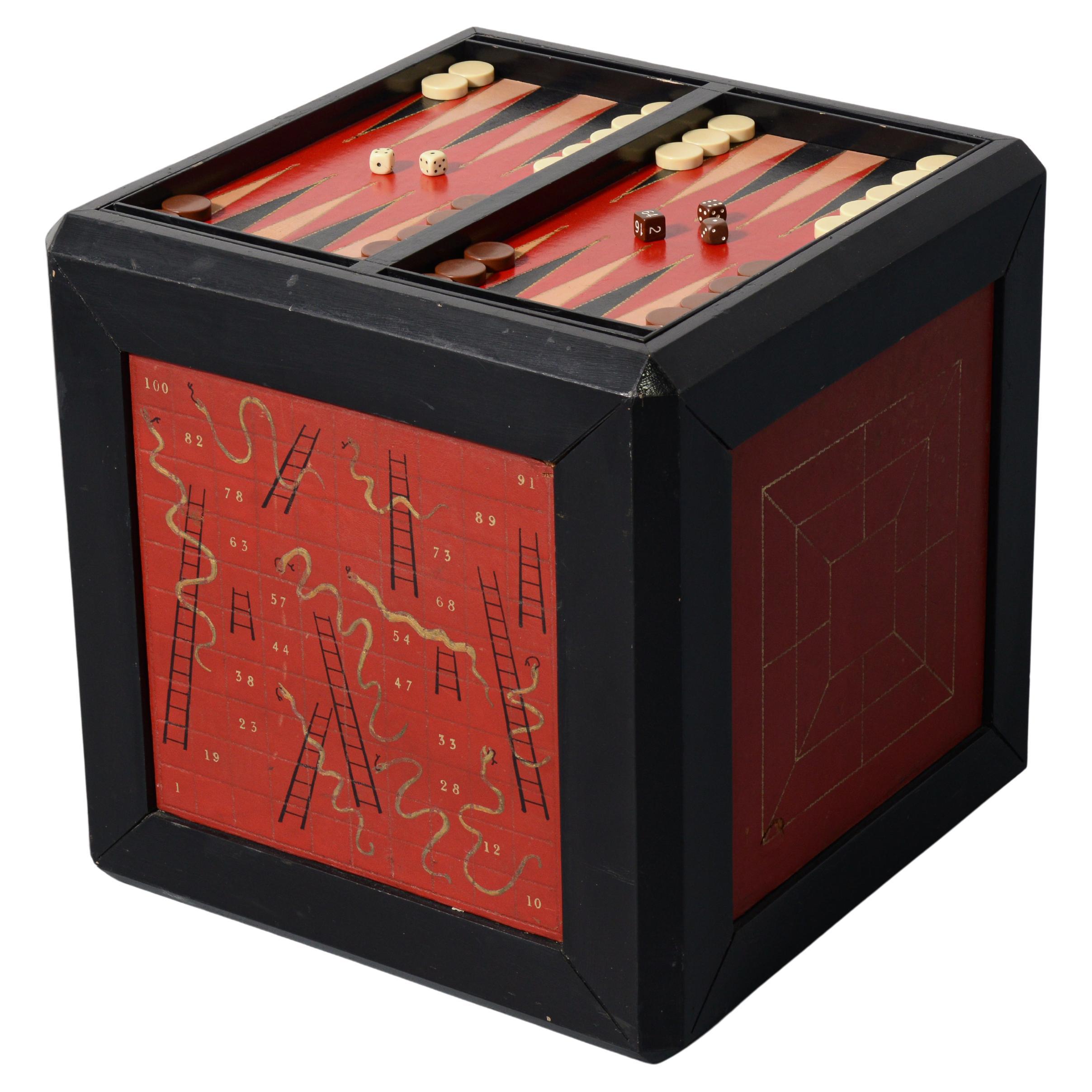 Asprey Game Box / Table: Chess, Backgammon, Hex, Solitaire... For Sale ...