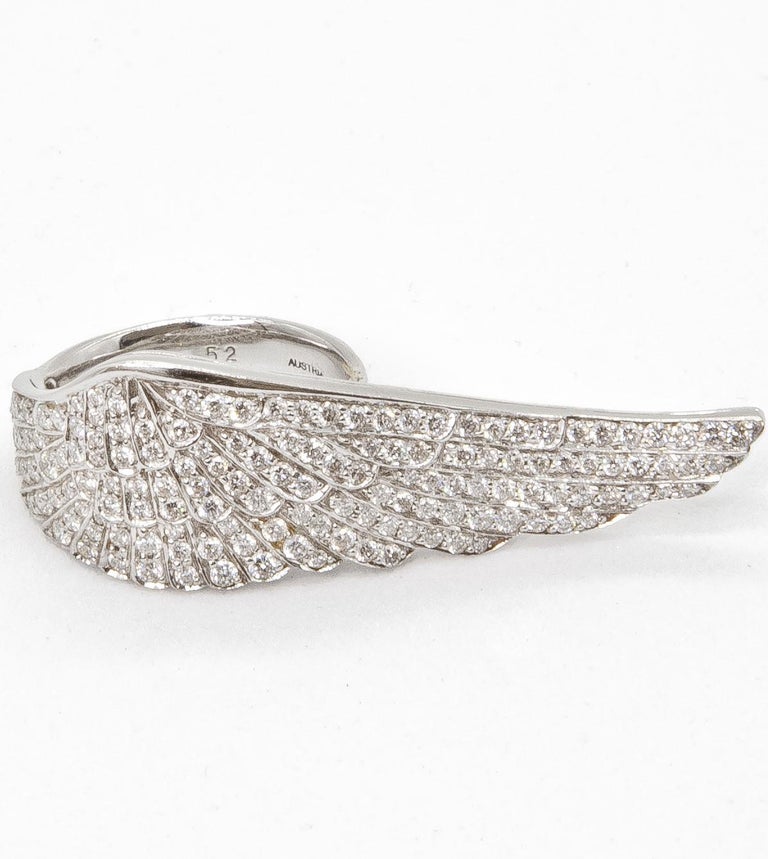 Asprey Garrard Feather Ring For Sale at 1stDibs