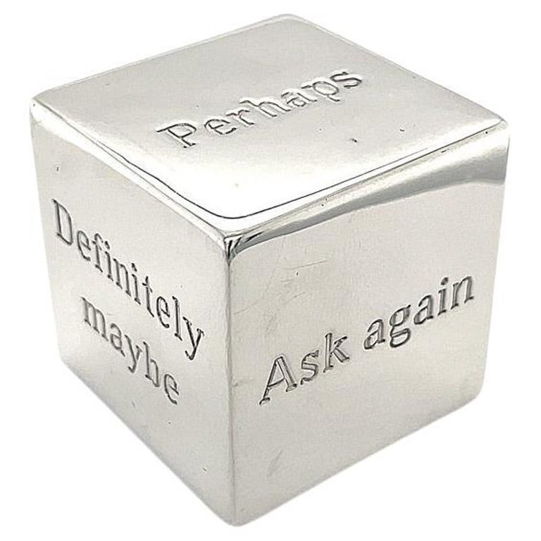 Asprey Sterling Decision Maker Desk Cube at 1stDibs