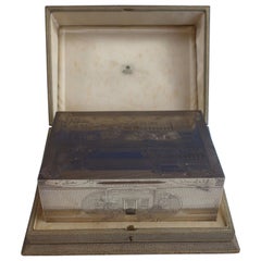 Asprey Sterling Silver Ceremonial Box Finely Engraved '#1569 ...