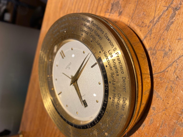 Asprey World Time Desk Clock at 1stDibs | world desk clock, desk world ...