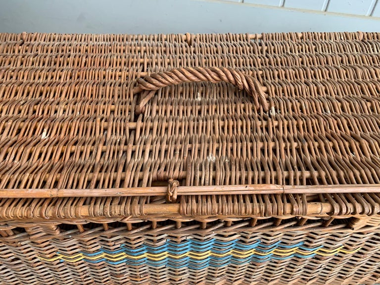 Assembled Pair of Early 20th Century Woven Bird Baskets for Hunting For ...