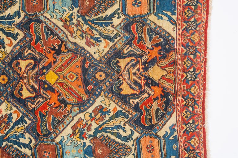 Astonishing 19th Century Rare Afshar Tribal rug featured in famous book ...