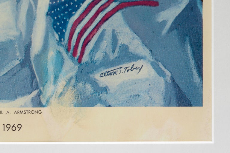 Astronauts of Apollo 11, 1969 Original Space Age Vintage Poster, New ...