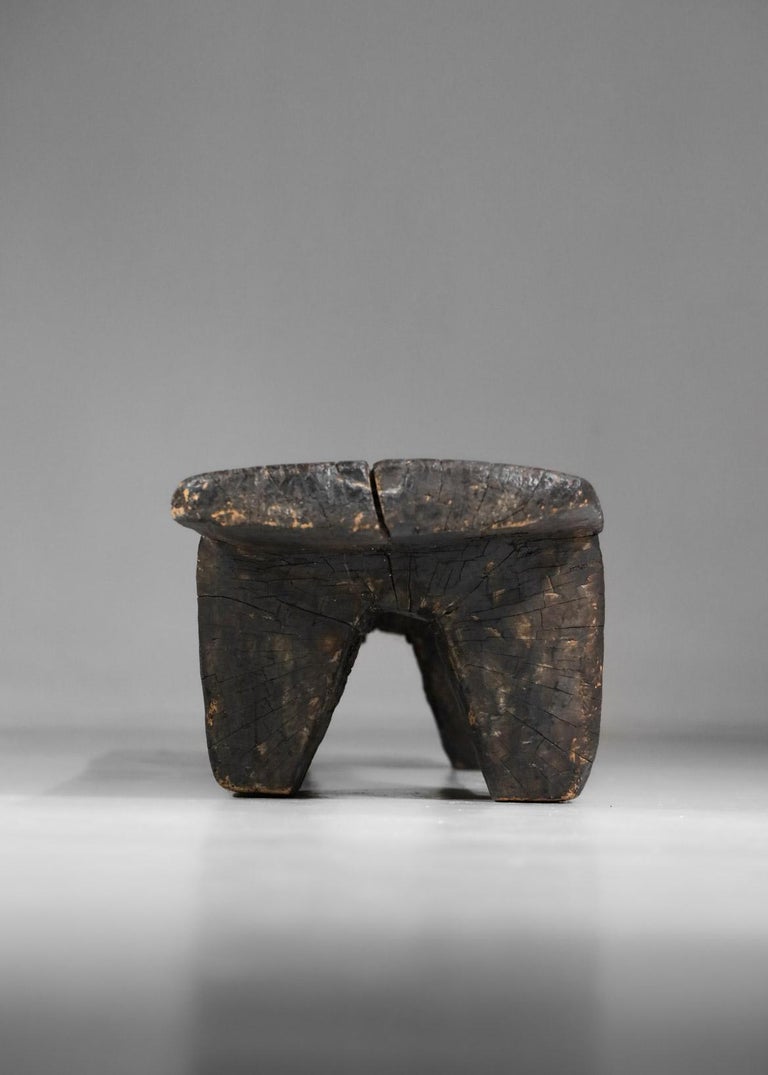 Asymmetrical African Bench in Dark Wood from the 60s Senufo at 1stDibs ...