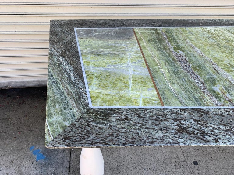 Asymmetrical Marble Table by Sema Topaloglu at 1stDibs