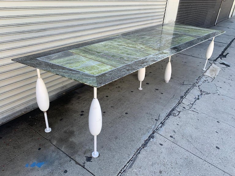 Asymmetrical Marble Table by Sema Topaloglu at 1stDibs