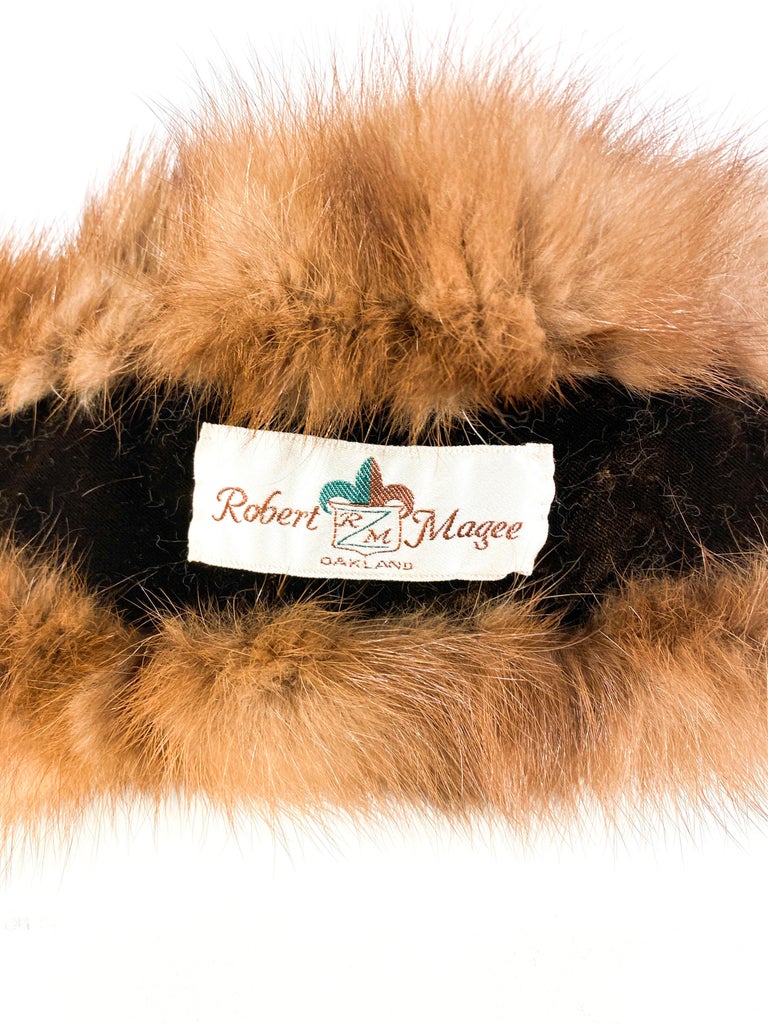 Asymmetrical Nutria Stone Martin Fur Stole For Sale at 1stDibs