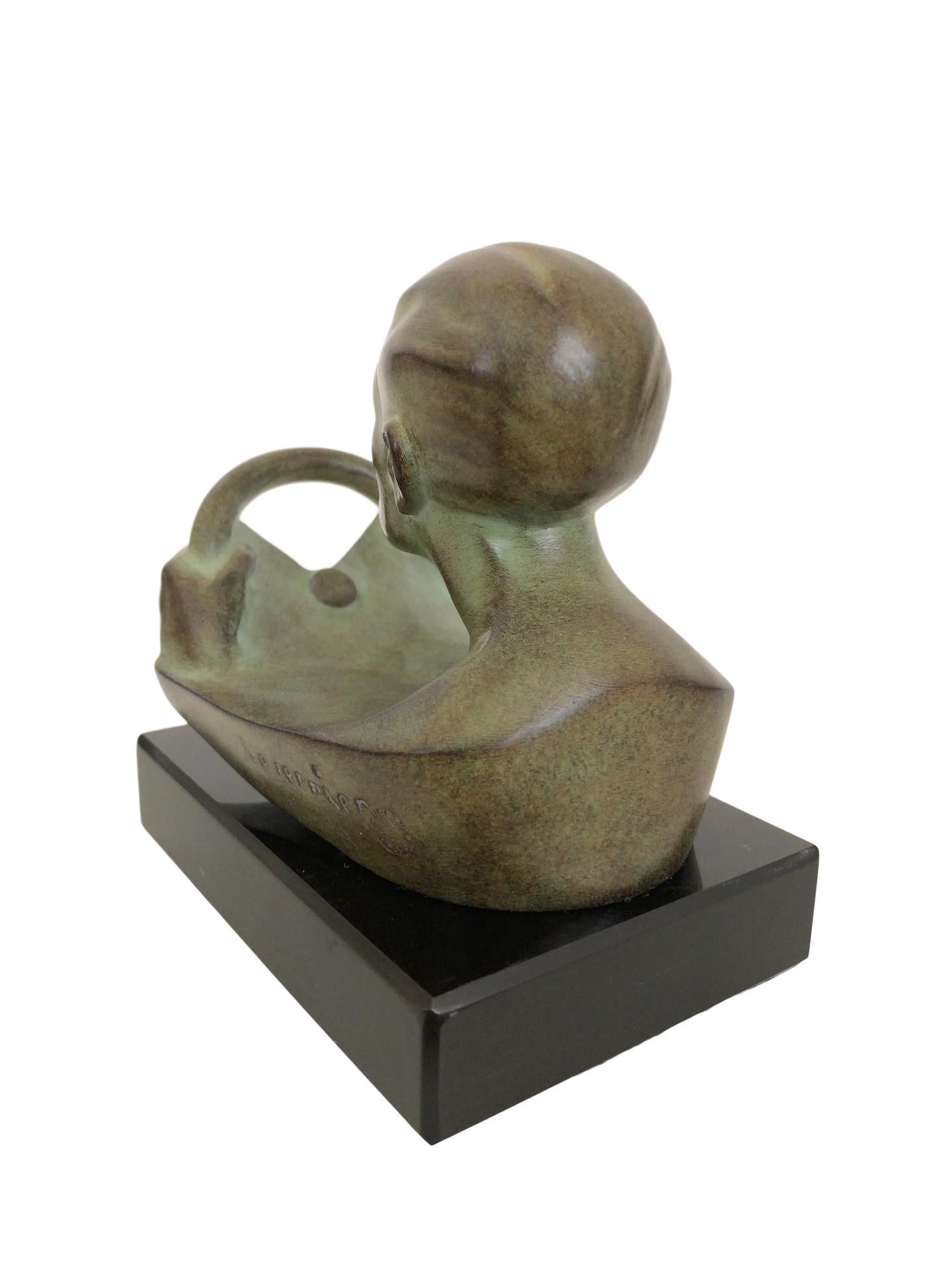 At Full Throttle French Art Deco Radiator Mascot Original Max Le ...