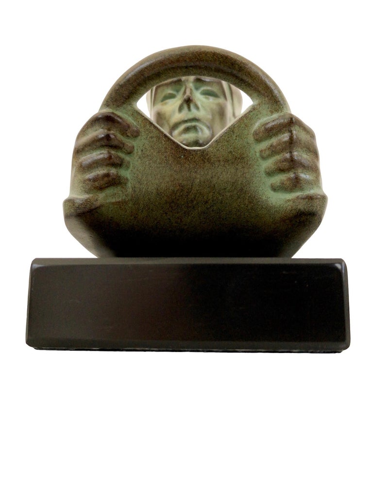 At Full Throttle French Art Deco Radiator Mascot Original Max Le ...