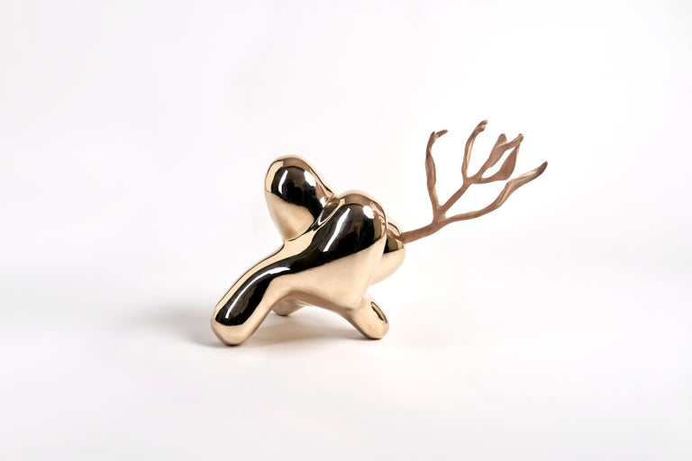 Atang Tshikare, Bronze Sculpture, "PEO E ATANG" For Sale at 1stDibs