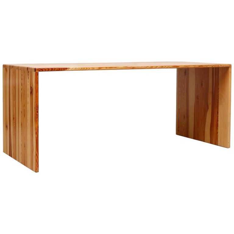 Ate Van Apeldoorn Pine Waterfall Table at 1stDibs