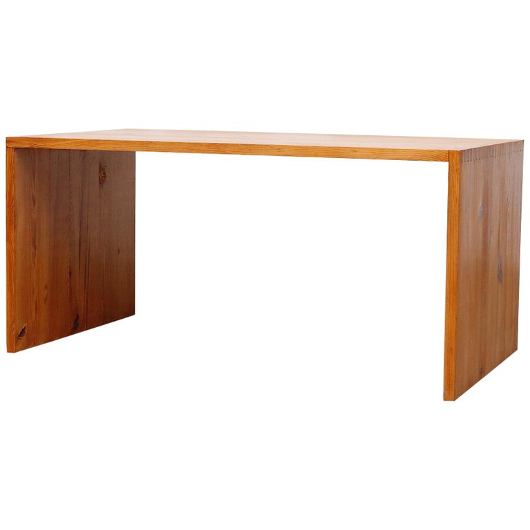 Ate Van Apeldoorn Pine Waterfall Table at 1stDibs