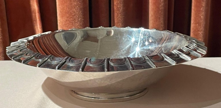 Atelier Borgila Art Deco Sterling Silver Bowl For Sale at 1stDibs