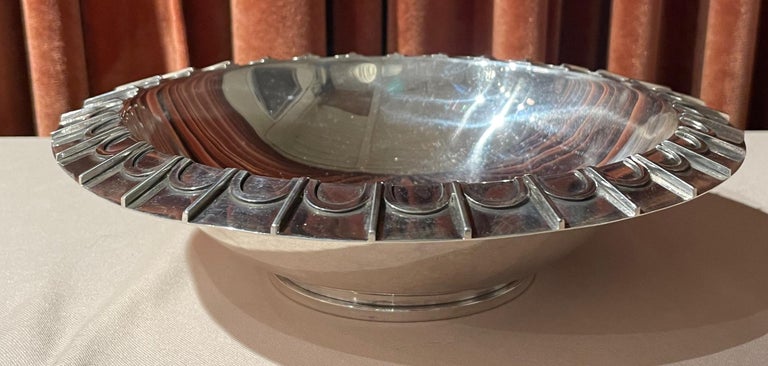 Atelier Borgila Art Deco Sterling Silver Bowl For Sale at 1stDibs