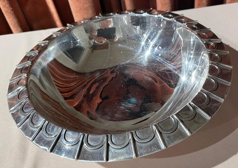 Atelier Borgila Art Deco Sterling Silver Bowl For Sale at 1stDibs