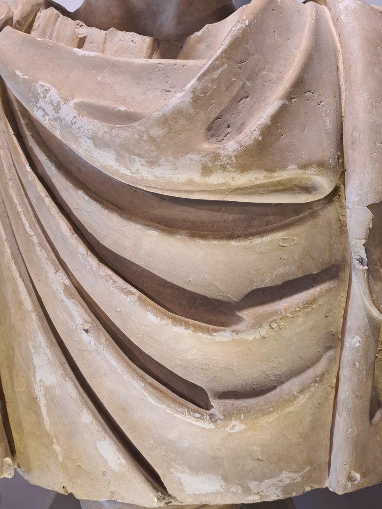 Atelier du Louvre - Colossal draped bust, Atelier du Louvre, plaster ...