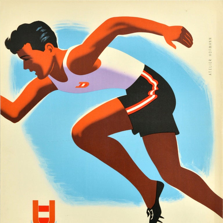 Atelier Hofmann - Original Vintage Sports Poster Union Jugendsportfest ...