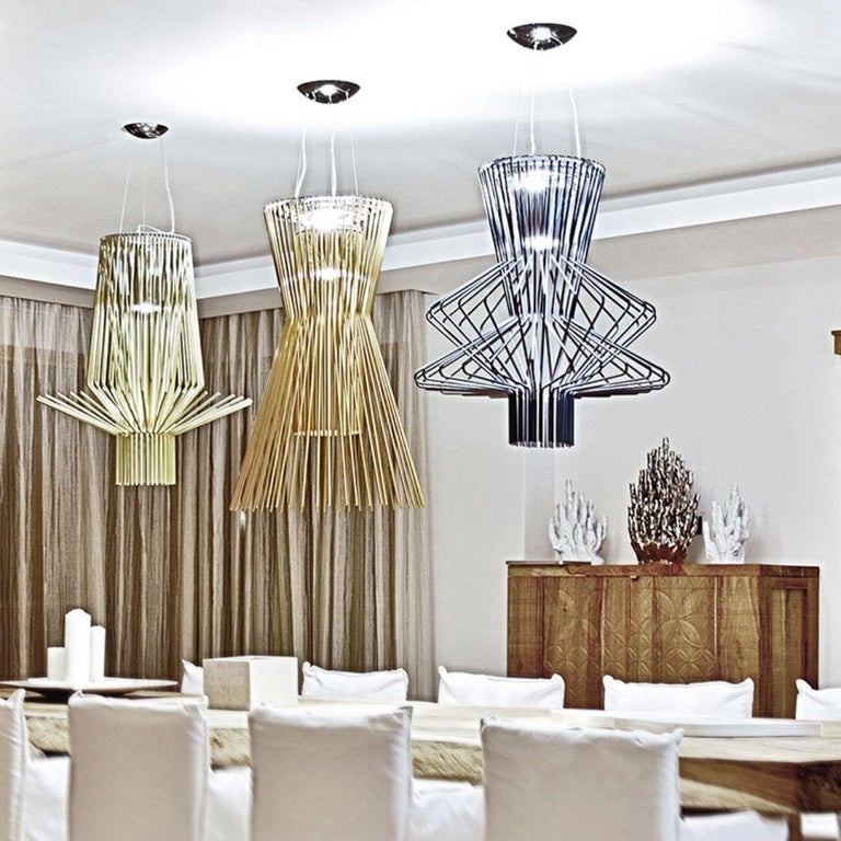 Atelier Oi ‘Allegro Ritmico’ Led Chandelier Lamp in Graphite for ...