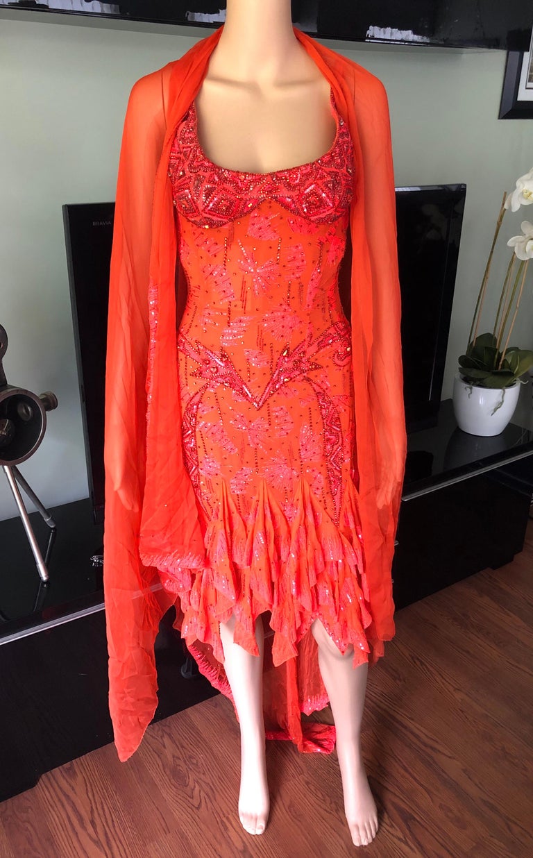 Atelier Versace by Gianni Versace S/S 2002 Haute Couture Embellished ...