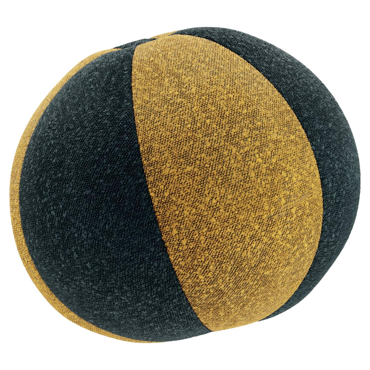 Mostaza Ball Pillow, Bouclé Fabric For Sale at 1stDibs