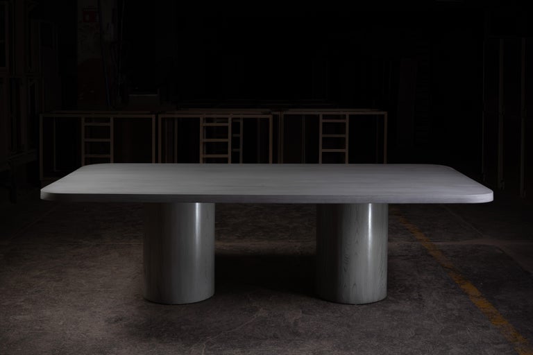 Atlantic Cerused Oak Dining Table For Sale at 1stDibs