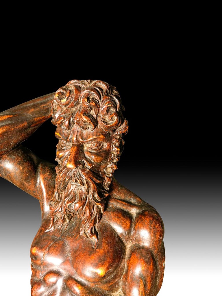 Atlantis in Wood, 19th Century For Sale at 1stDibs