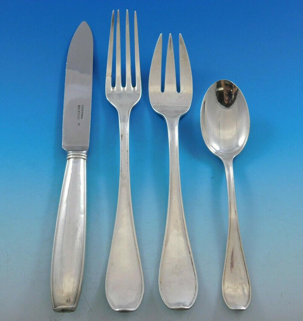 Atlas by Cartier Sterling Silver Flatware Set 12 Service 190 Pieces ...