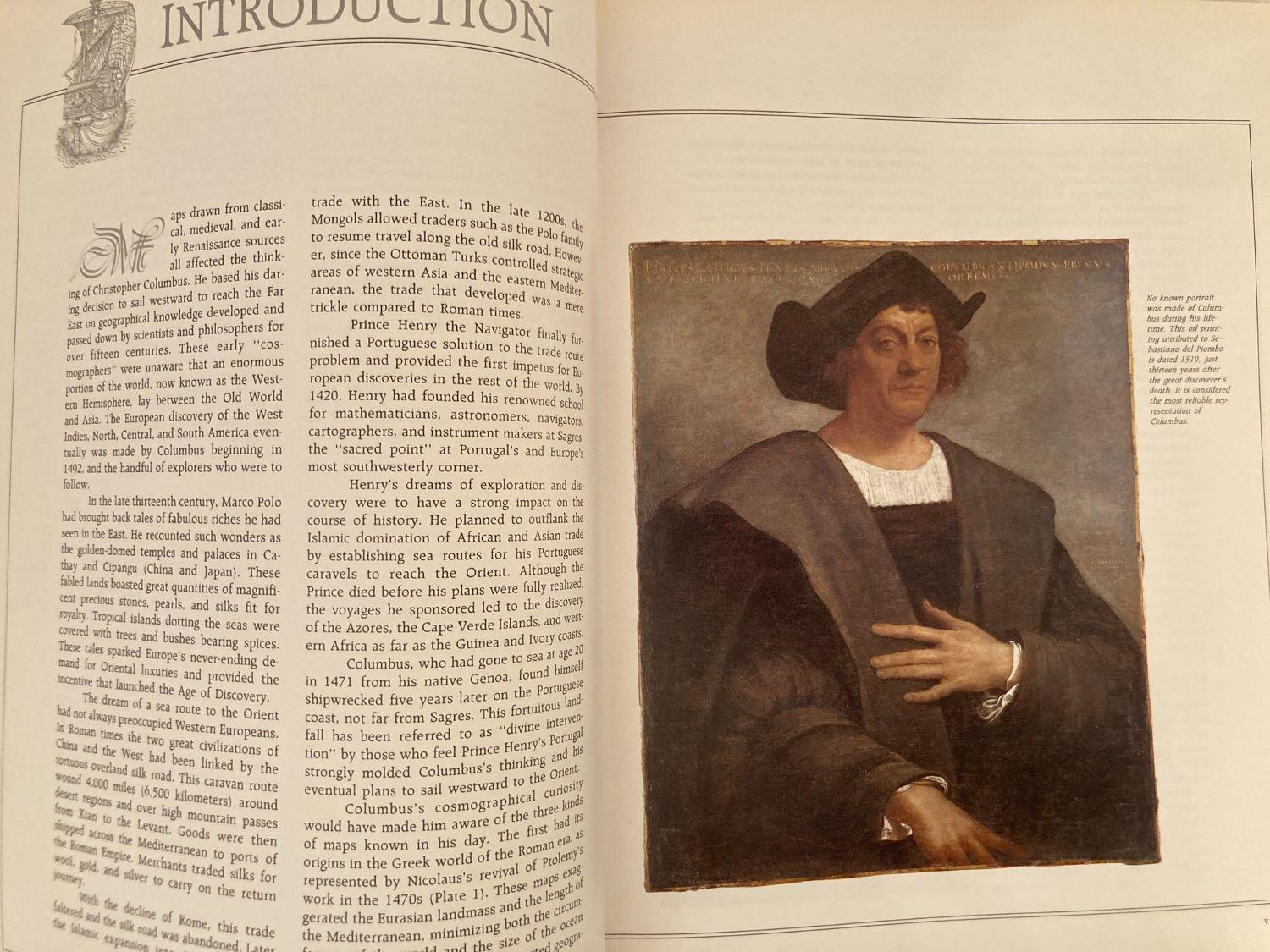 Atlas of Columbus and the Great Discoveries Hardcover Book at 1stDibs