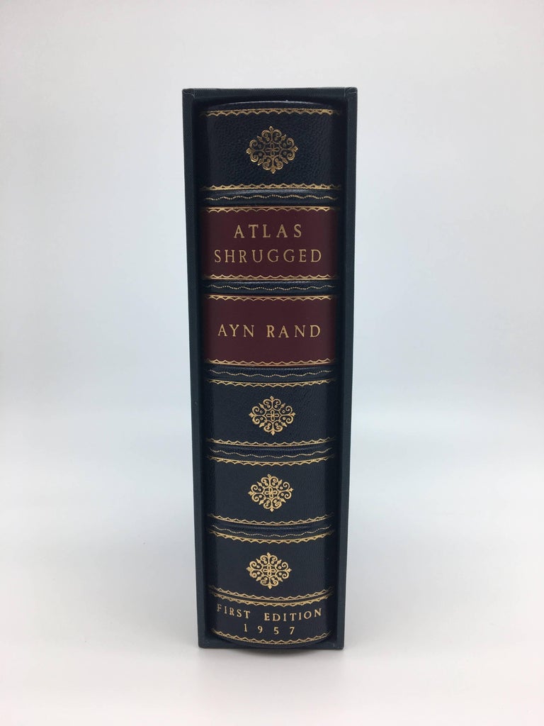 Atlas Shrugged by Ayn Rand, First Edition in Full Leather Binding ...
