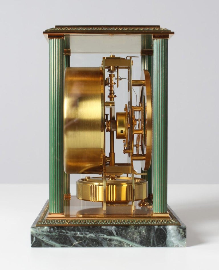 Atmos Clock by Jaeger LeCoultre, Vendome from 1964 with Original Papers ...
