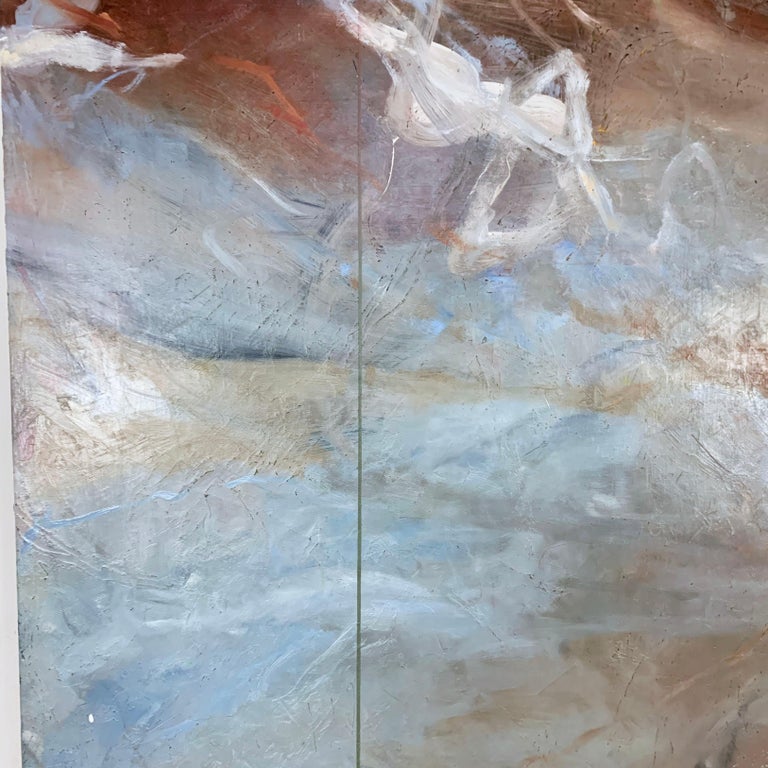 Atmospheric Abstract Postmodern Painting by Judith Solomon For Sale at ...