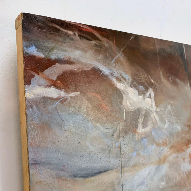 Atmospheric Abstract Postmodern Painting by Judith Solomon For Sale at ...