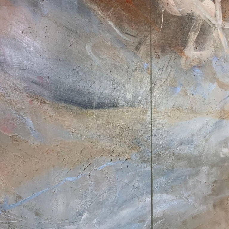 Atmospheric Abstract Postmodern Painting by Judith Solomon For Sale at ...