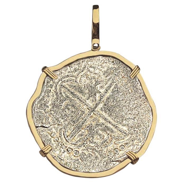 Atocha Shipwreck 8 Reale Grade 2 Potosi Mint Coin and Gold Pendant For ...