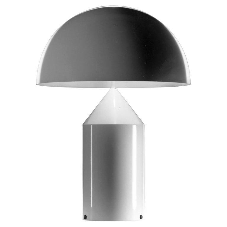 Atollo White Table Lamp by Vico Magistretti for Oluce For Sale at ...