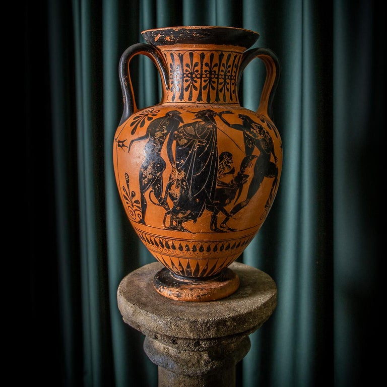 Ancient Attic Black-Figure Amphora, Leagros Group, circa 525-500BC For ...