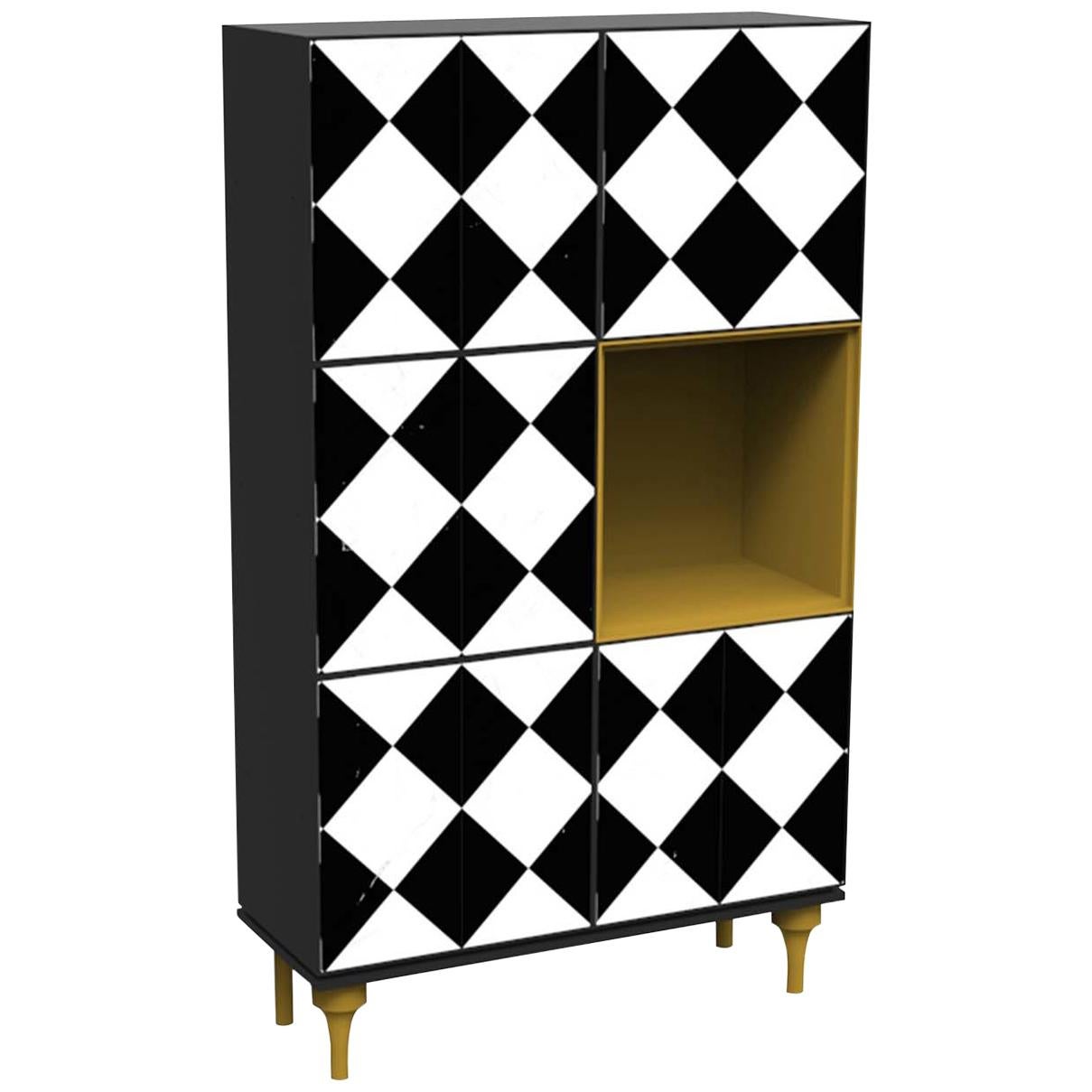 Attitude Orange-White Modular Cabinet For Sale at 1stDibs