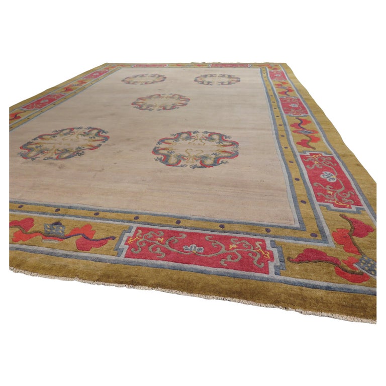 Attractive Mongolian Carpet For Sale at 1stDibs